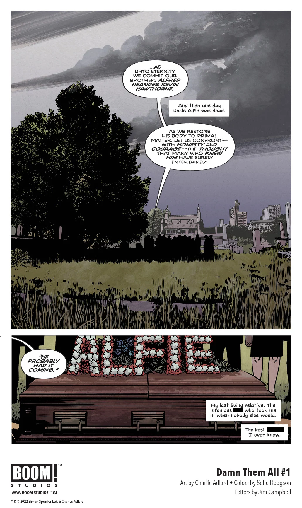 Damn Them All : la série horrifique de BOOM! Studios se dévoile avec ...